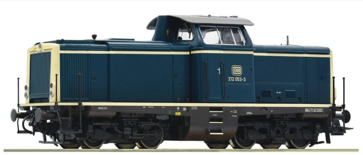Roco 52538 H0 Diesel Locomotive Series 212 (053-3), Ocean-Blue Beige ...