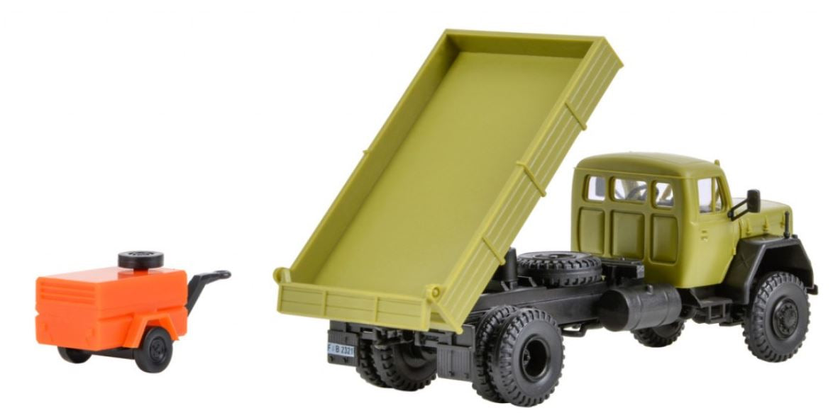 kibri 14045 H0 Magirus Deutz 2-Axles With Platform And Compressor ...