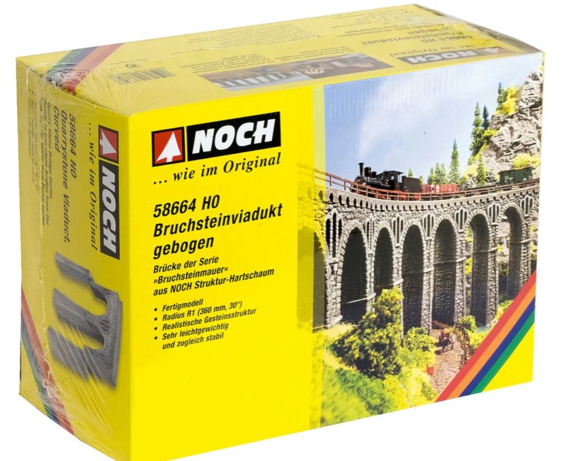 Train Layout Scenery Noch Quarry Stone Viaduct H0 Scale Model Kit ...