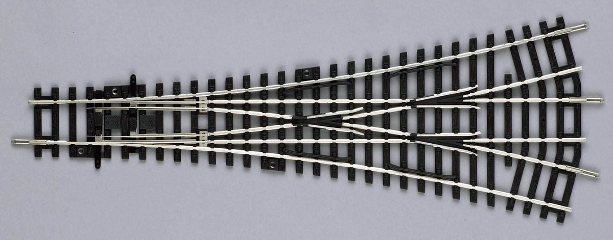 Piko 55225 H0 A-Tracks 3-Way Turnout W3 L=239.07 mm 15° & 15° – AnnieKits