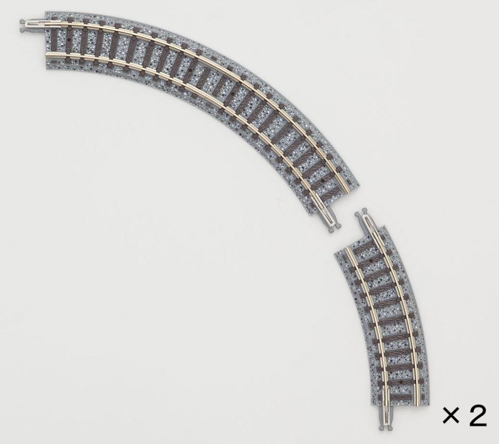 Tomix 01111 1111 N Tracks Wooden Sleepers Curve 4-1/16", 103mm Radius ...