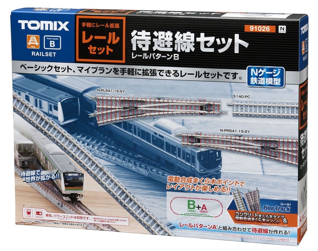 Tomix 91026 N Addon Track Set B, Station, With Concrete Sleepers Track ...
